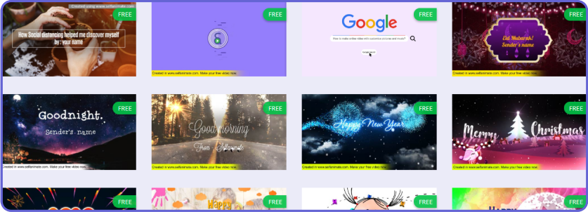 Free video maker - Selfanimate